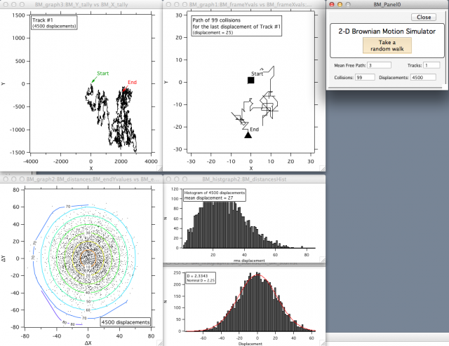 Brownian Motion Simulator